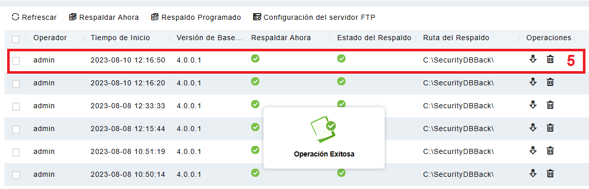 Como hacer un respaldo de base de datos de ZKBio CVSecurity – Centro de Ayuda Tecnosinergia ...