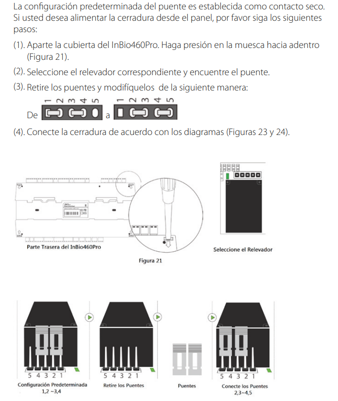 ¿COMO CAMBIO DE CONTACTO HUMEDO A CONTACTO SECO PANEL INBIO 160 260 Y 460? – Centro de Ayuda ...