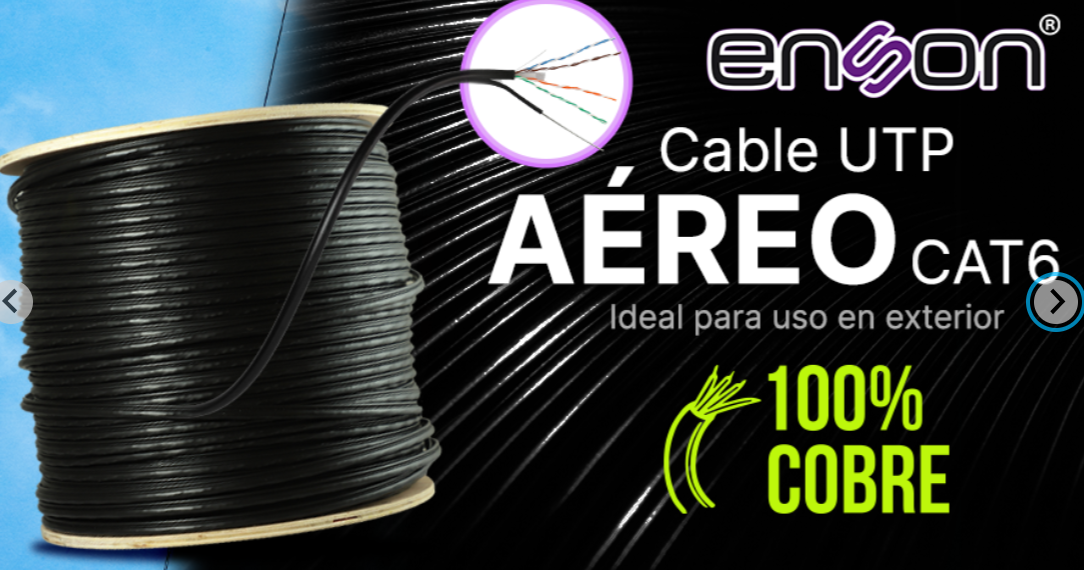 Un cable UTP aéreo tiene varias ventajas en comparación con otros tipos ...