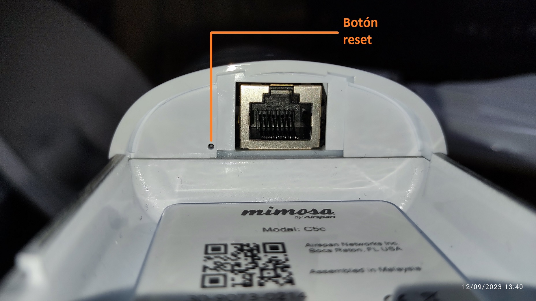 ¿Cómo restaurar los valores de fábrica de un C5c-EF y C5x IP67 de ...