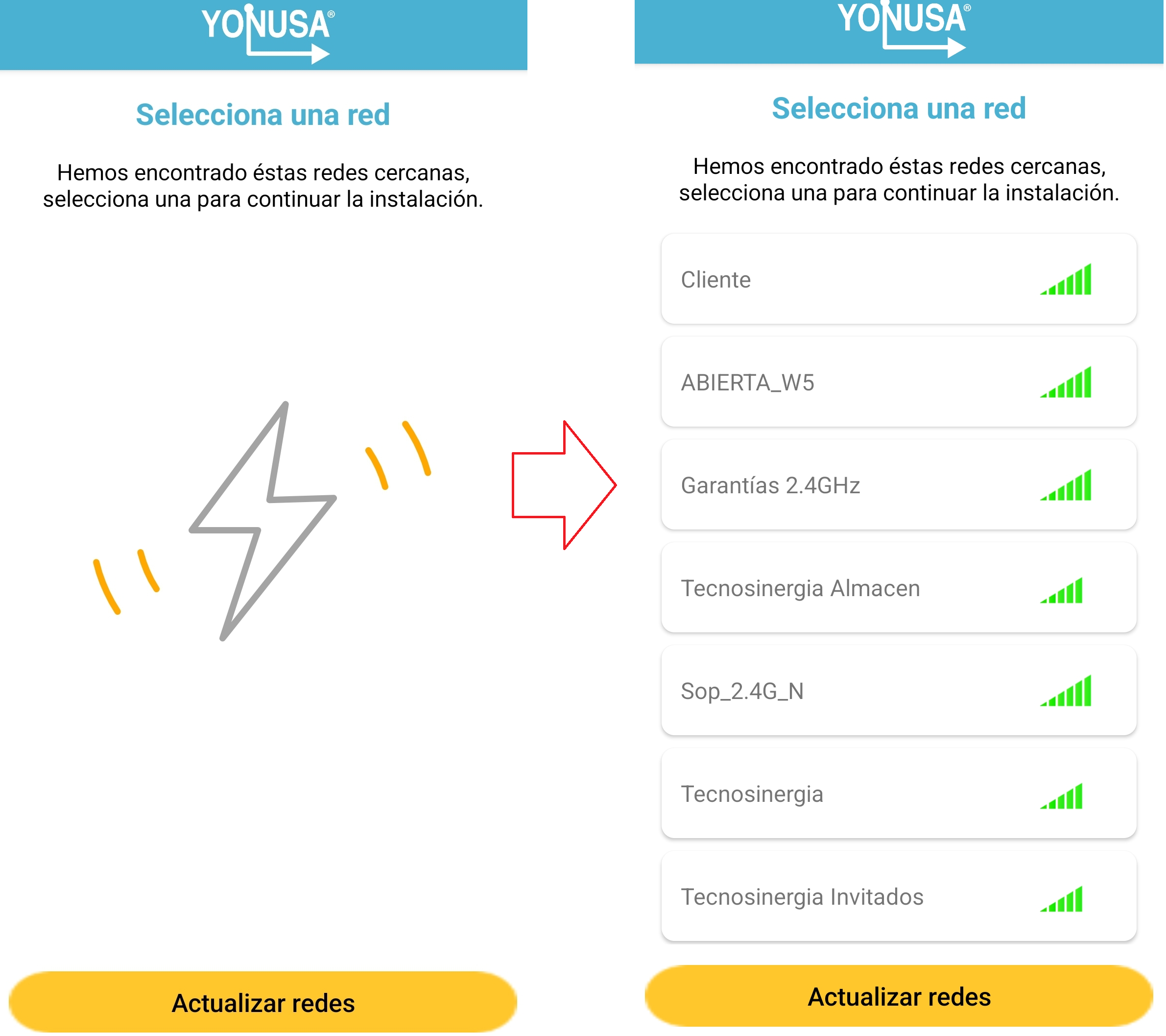 Agregar módulo Wifi utilizando la aplicación de Instaladores Yonusa ...