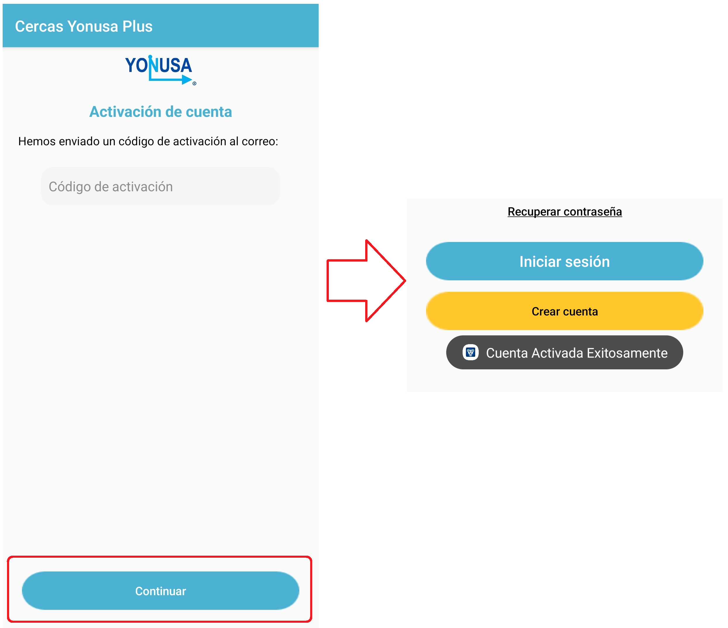 Como realizar el registro en la aplicación de Yonusa Plus – Centro de ...