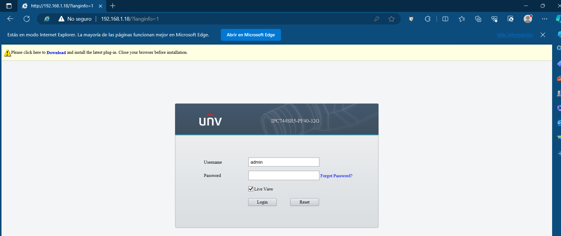 Cómo instalar plugins para los NVR en un navegador web, como Microsoft ...
