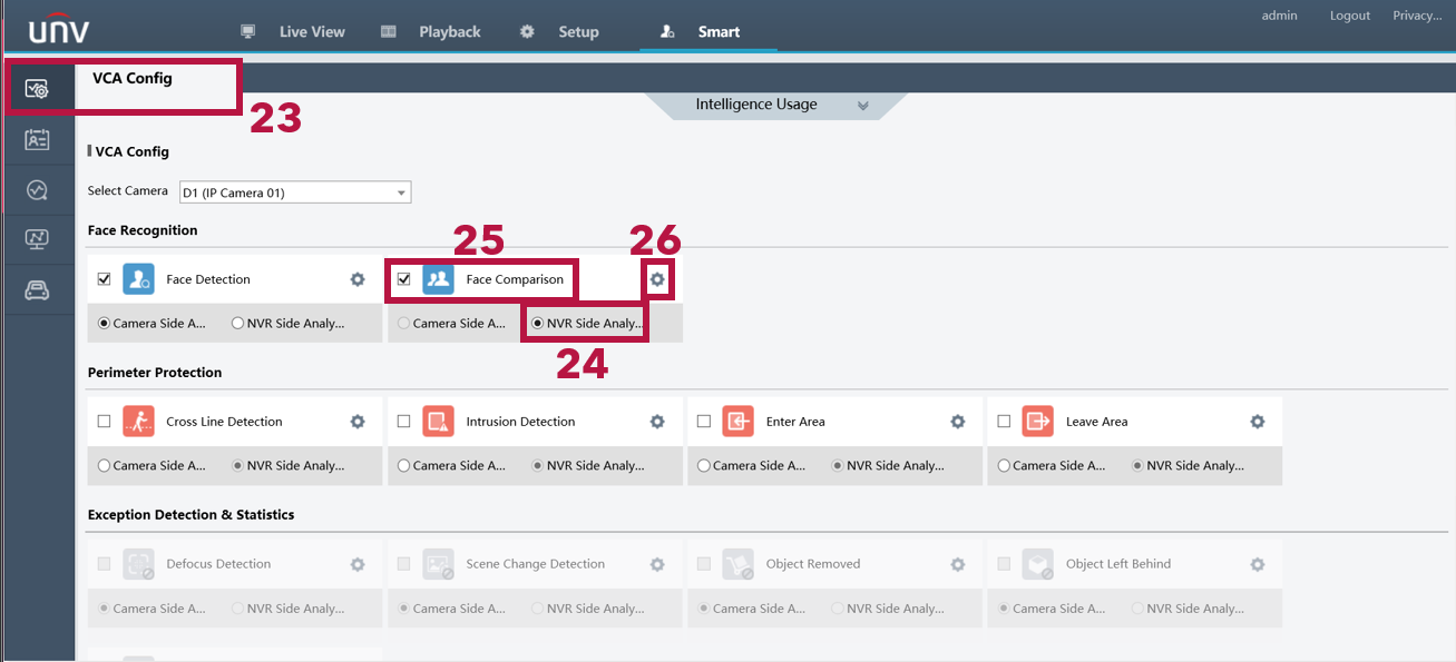 Configura el reconocimiento facial de tu NVR de la serie NVR302-E2-IQ ...