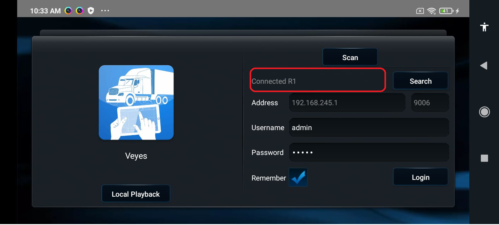¿Cómo entrar a la interfaz vía app para equipos tipo Dashcam (MDC240 ...