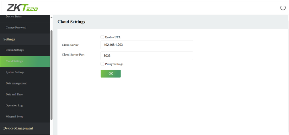 ¿Cómo ingresar a la Interfaz Web del equipo MA300 de ZKTeco? – Centro de Ayuda Tecnosinergia ...