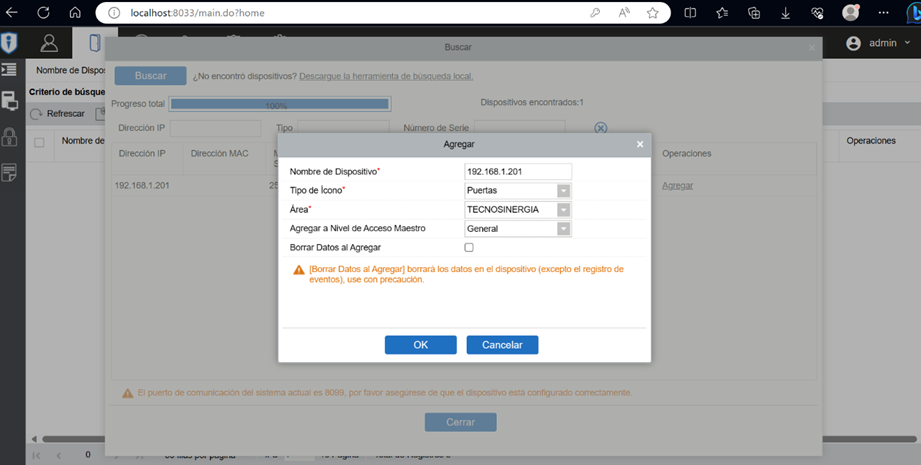 ¿Cómo ingresar a la Interfaz Web del equipo MA300 de ZKTeco? – Centro de Ayuda Tecnosinergia ...