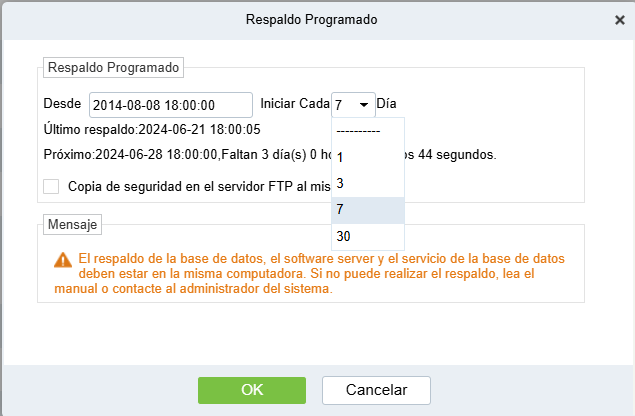 ¿Cómo puedo hacer un respaldo Programado de la base de datos? – Centro de Ayuda Tecnosinergia ...