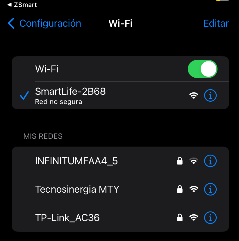 Agrega la cerradura HBL400 en ZSmart en "Modo AP" – Centro de Ayuda ...
