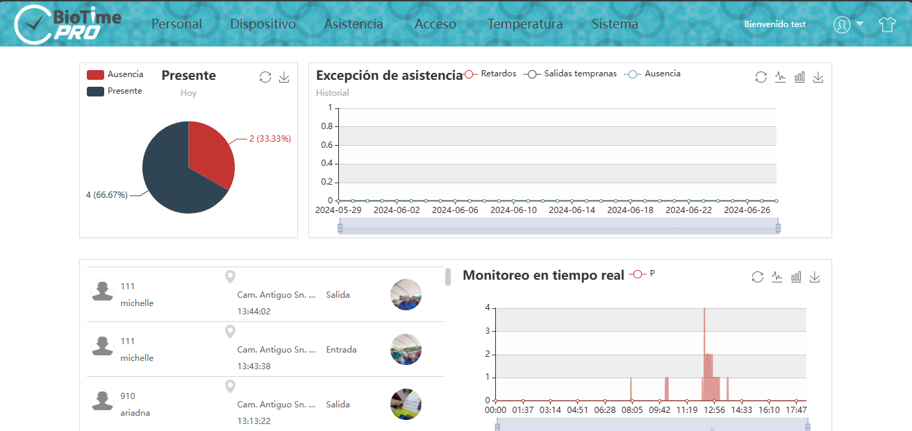 Como personalizar BioTime Pro – Centro de Ayuda Tecnosinergia ...