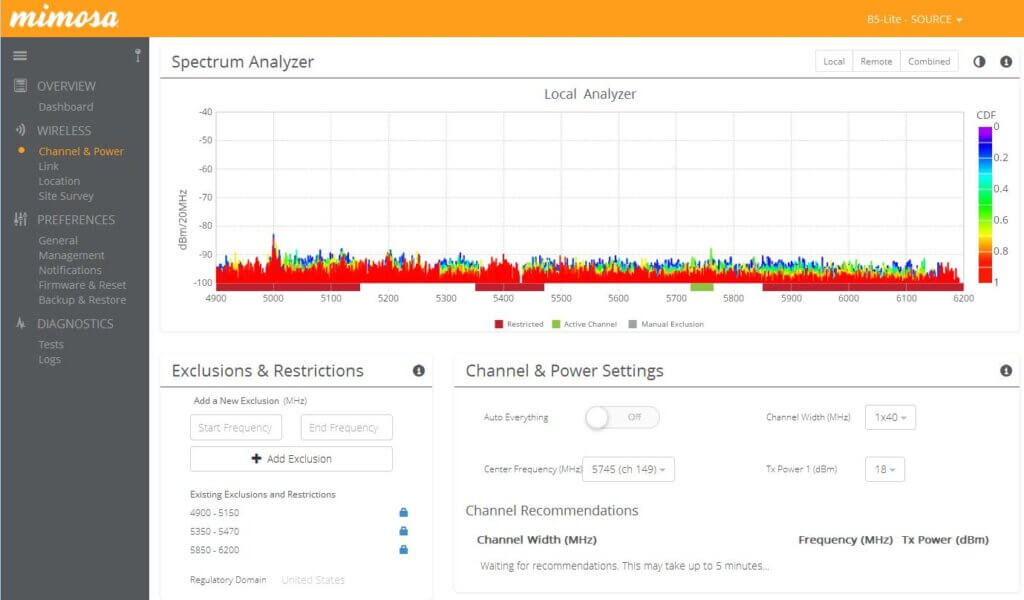 ¿Cómo usar todo el rango de frecuencias en los radios de Mimosa ...