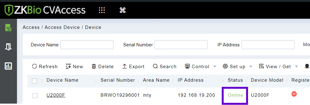 ¿Cómo añadir la antena U2000F al software ZKBio CVAccess? – Centro de Ayuda Tecnosinergia ...