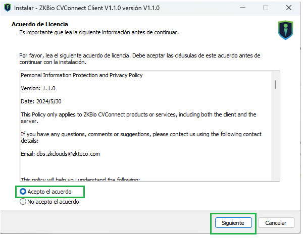 Configuración básica de ZKBio CVConnect – Centro de Ayuda Tecnosinergia ...