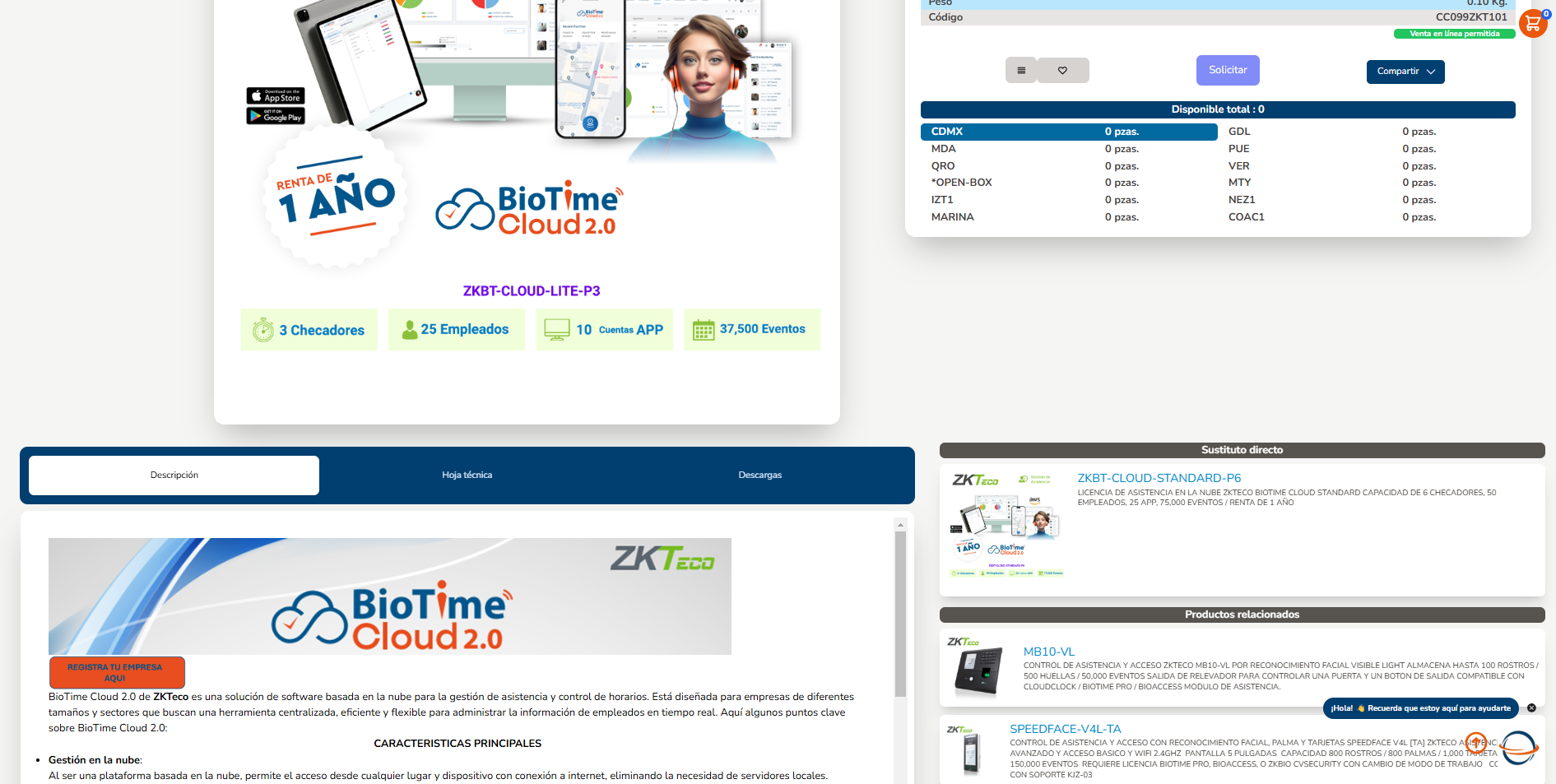 Como crear una empresa en BioTime Cloud 2.0 – Centro de Ayuda Tecnosinergia - Tecnosinergia S ...