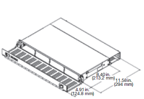 Accesorios compatibles con la charola de distribución de fibra óptica ...
