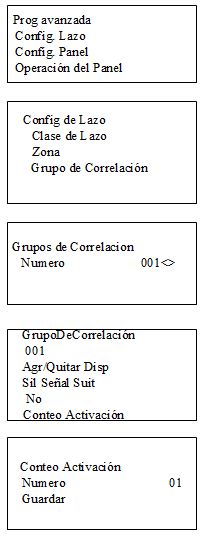 ¿Cómo programar los grupos de correlación en la interfaz de los paneles ...