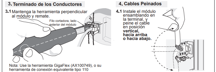 Guía instalación paso a paso para armar jack categoría 5e, 6 y 6A ...