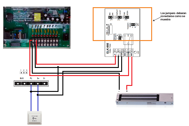 ¿Cómo realizar la conexión de un videoportero, electroimán y temporizador ELK-960 de Elikon ...