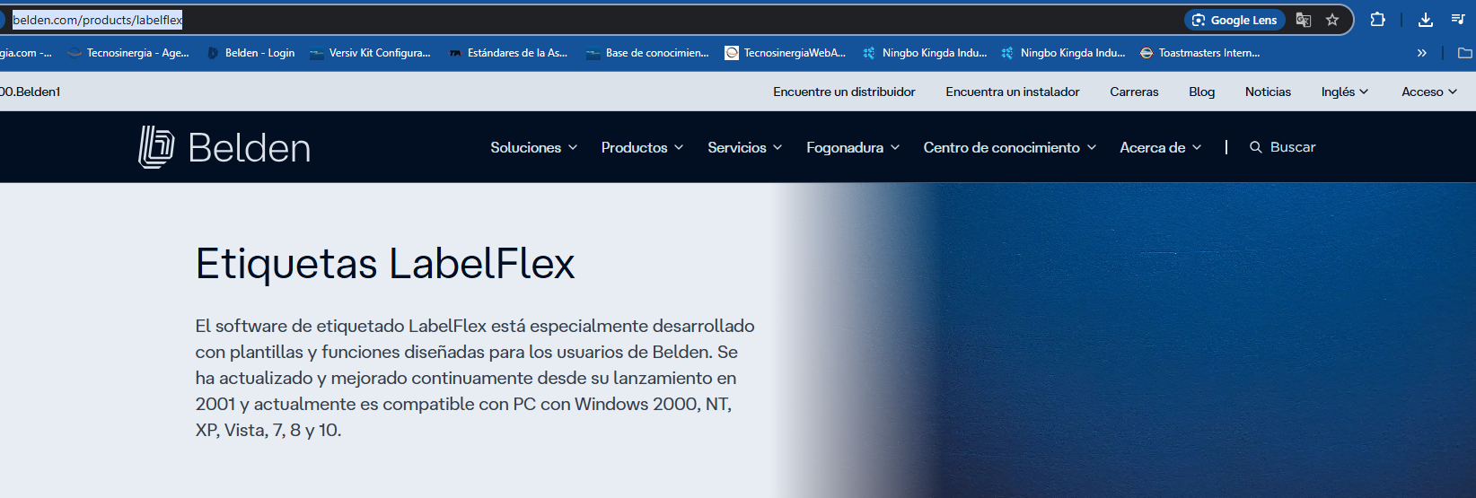 Etiquetas LabelFlex BELDEN – Centro de Ayuda Tecnosinergia - Tecnosinergia S. de R.L. de C.V ...