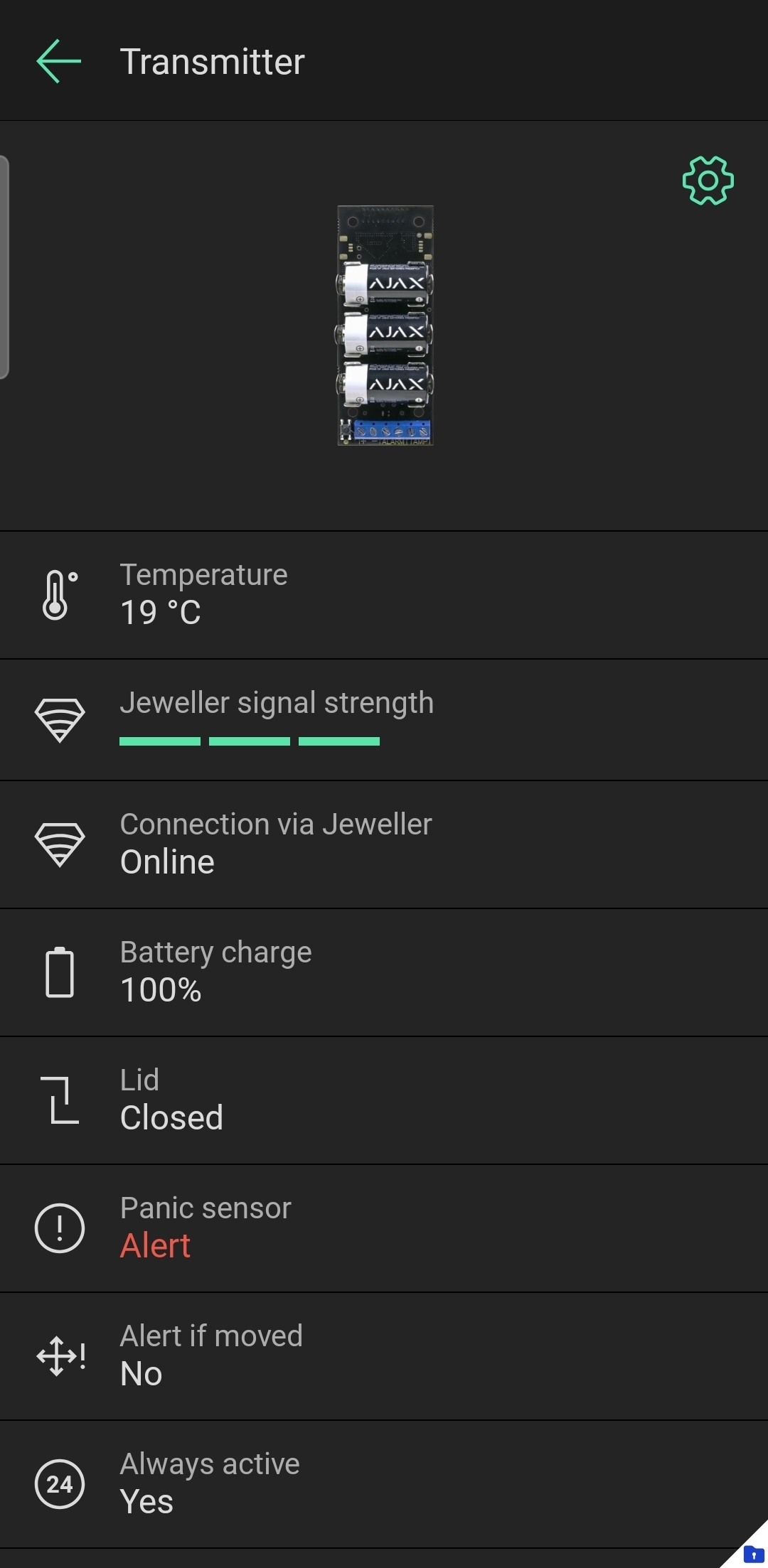 Configuración del transmitter para recibir notificaciones de módulo GSA ...