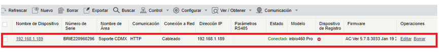 Cómo agregar panel INBIO 460 a ZKBioSecurity – Centro de Ayuda ...